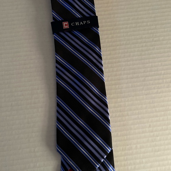 Chaps | Other | Chaps Blue Striped Tie | Poshmark